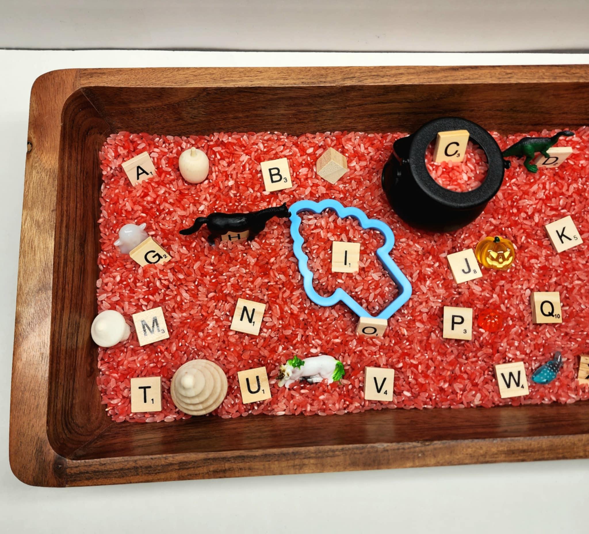 Interactive Alphabet Sensory Play Set for Children WITH CONTAINER - Etsy