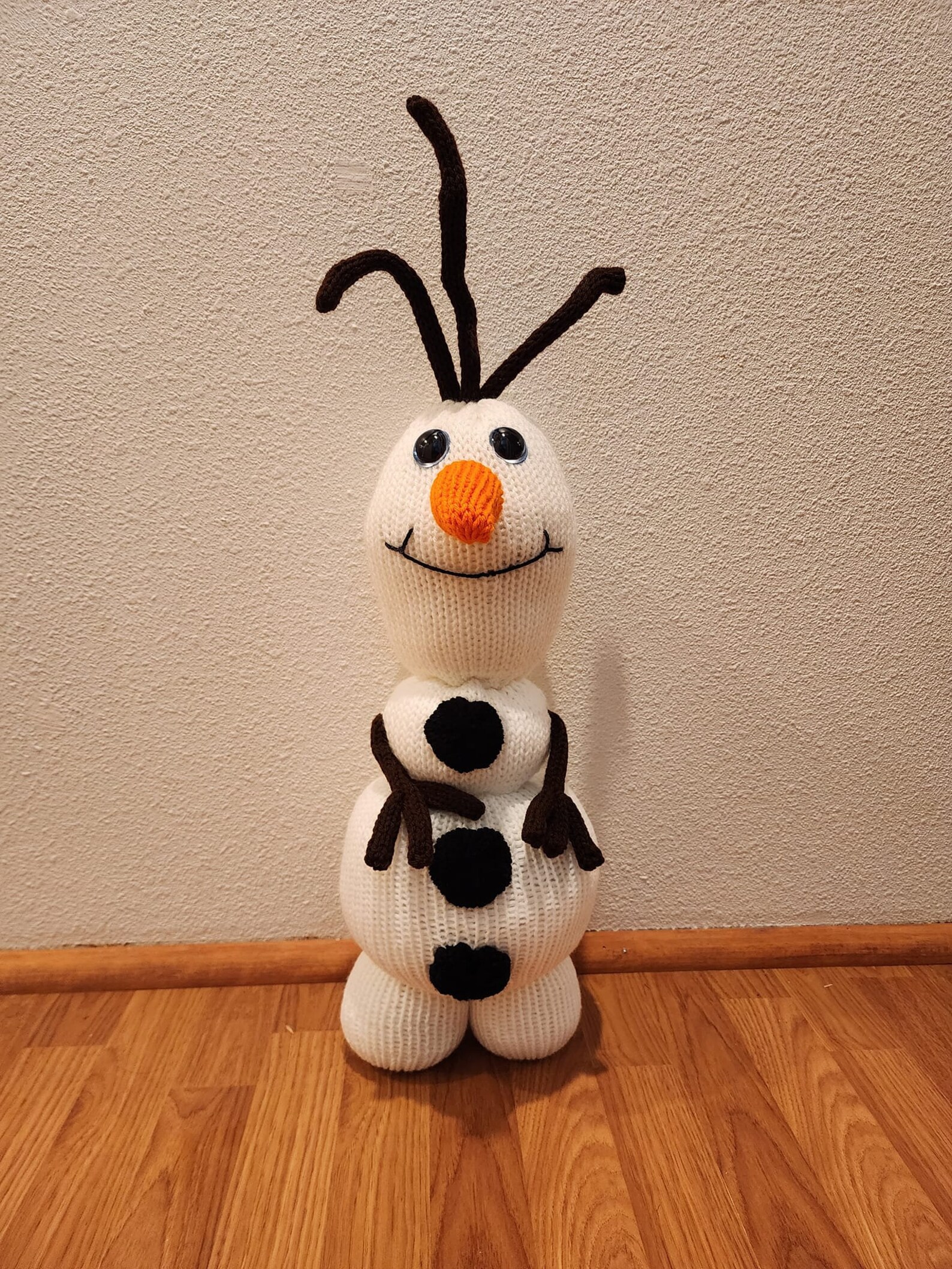Olaf Stuffed Animal -circular Knitting Machine PDF PATTERN ONLY- - Etsy