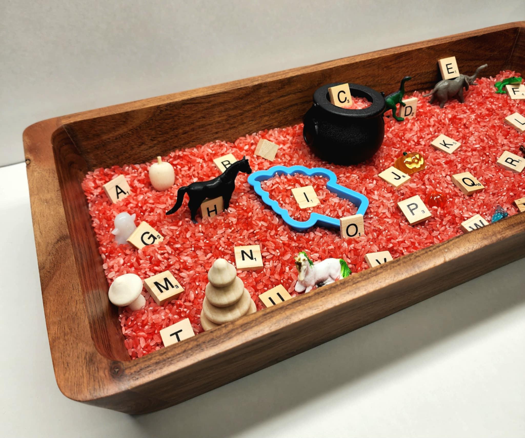 Interactive Alphabet Sensory Play Set for Children WITH CONTAINER - Etsy