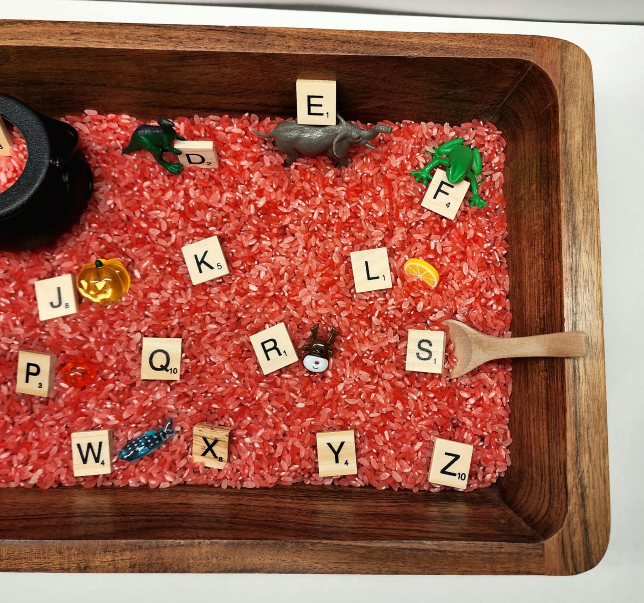 Interactive Alphabet Sensory Play Set for Children WITH CONTAINER - Etsy