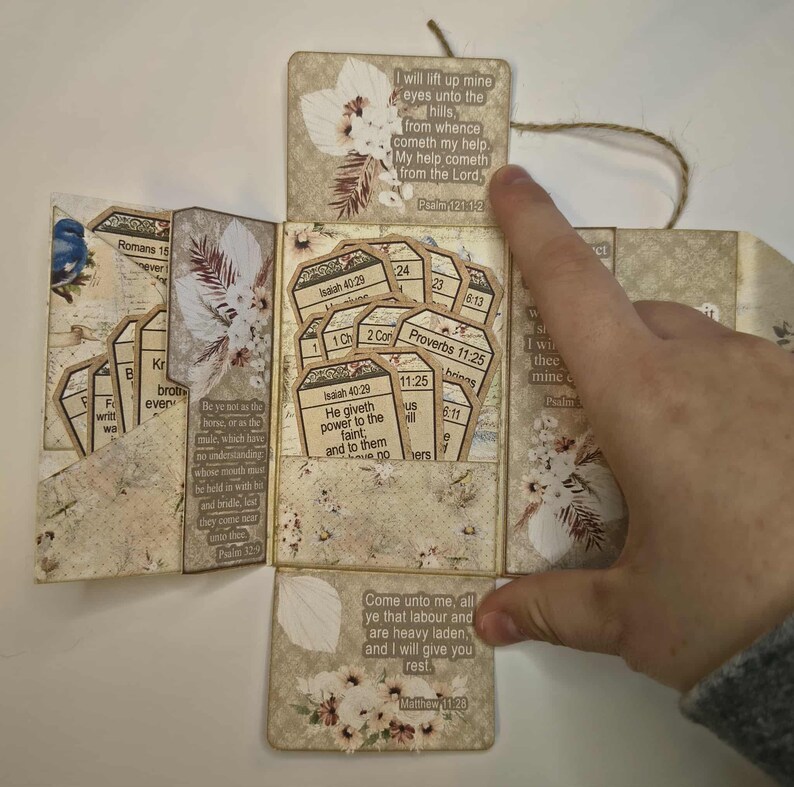 Faith/bible Folio - Pockets and Ephemera - Etsy
