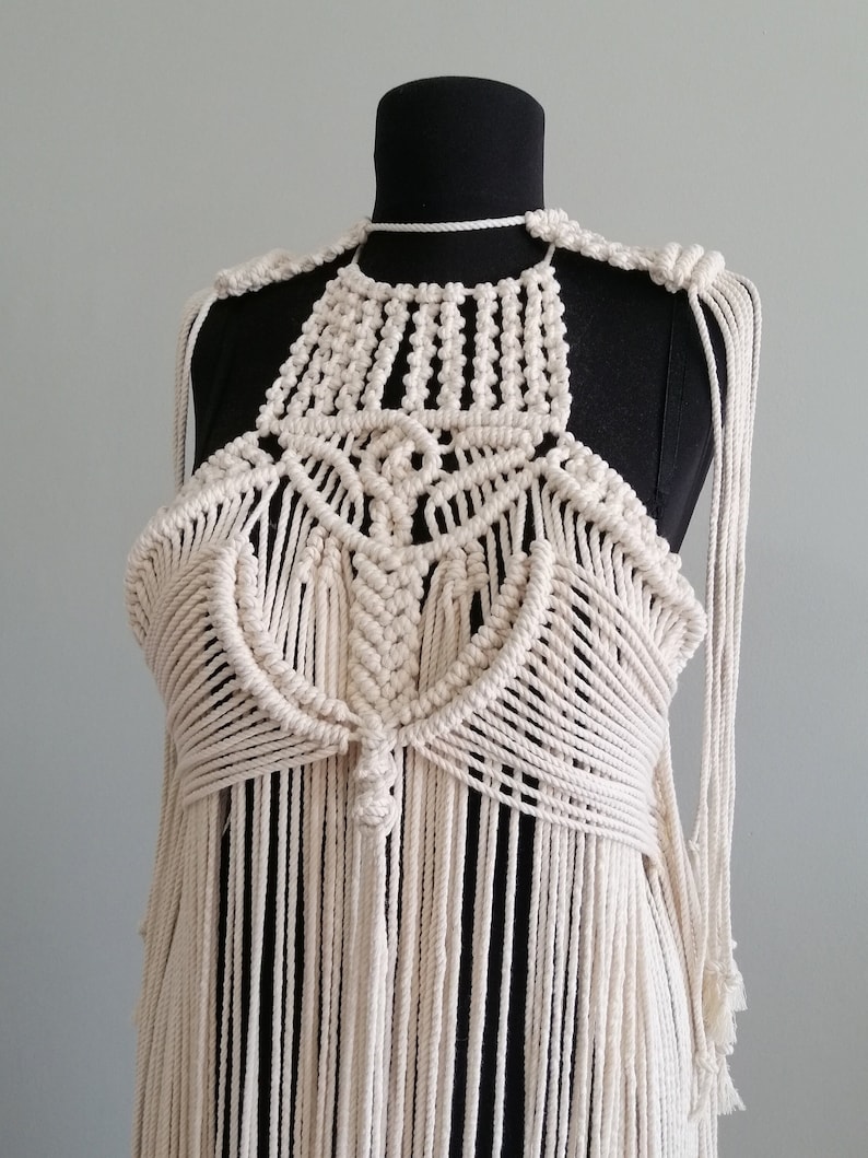 MACRAME FASHİON DRESS - Etsy