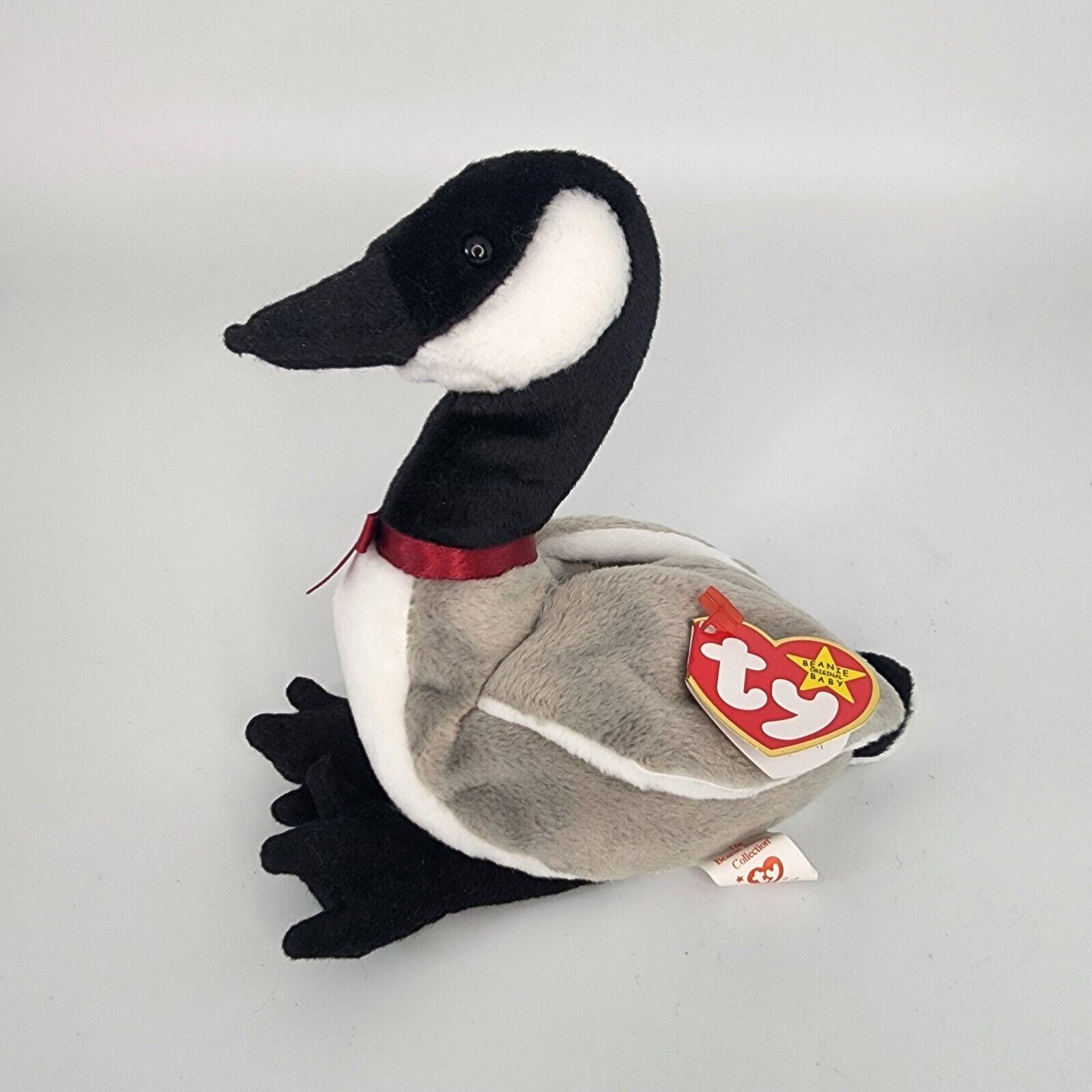 Rare Vintage Authenticated Loosy the Goose Beanie Baby With Gasport ...