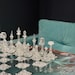 Handmade Iceberg Resin Chess Set: Unique Epoxy Chessboard - Etsy