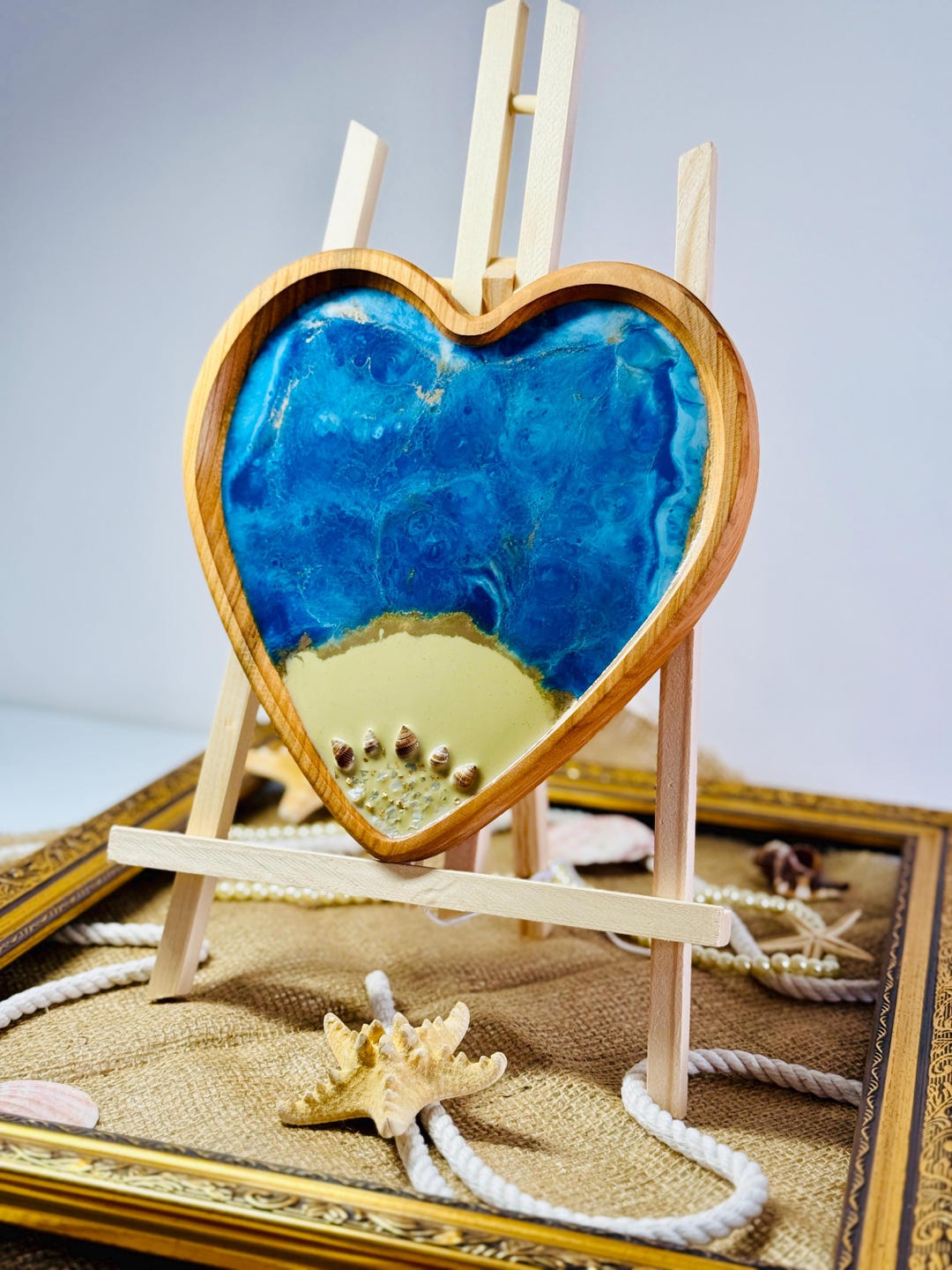 Epoxy Resin Fruit Platter, Handmade Cheese Board as a Gift for Mom ...