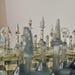 Handmade Resin Chess Set: Iceberg Design, Silver Accents - Etsy