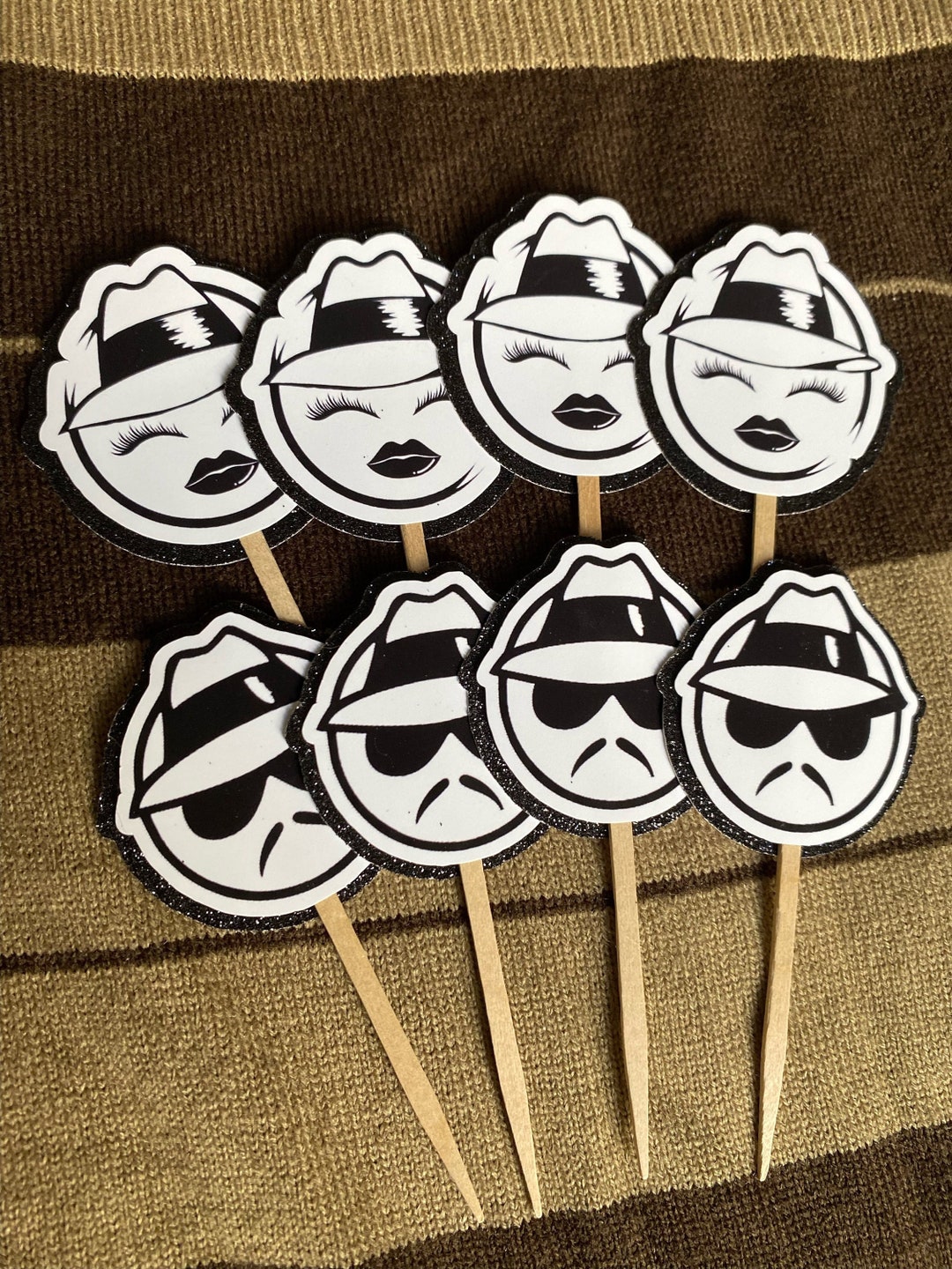 12 Lowrider Him/her Lowrider Toppers Lowrider Cupcake - Etsy