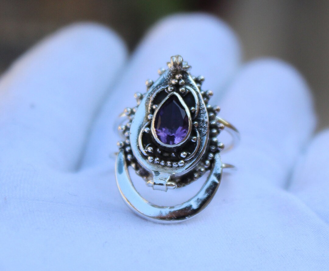 Beautiful Poison Ring for Mothers Day Gift , 925 Silver Plated Rings ...