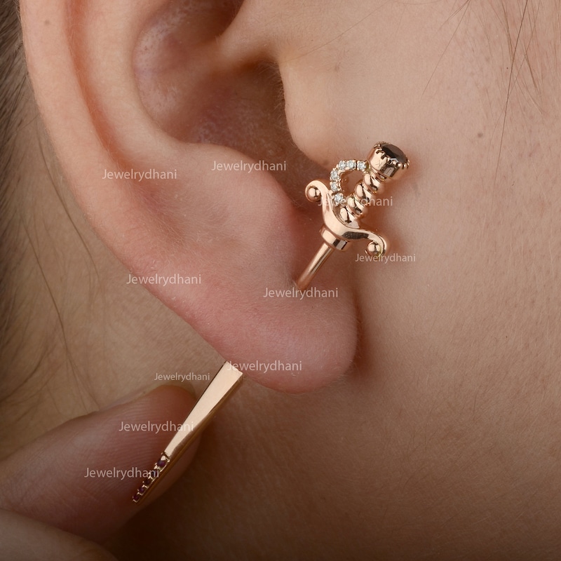 Weapon Earrings - Etsy