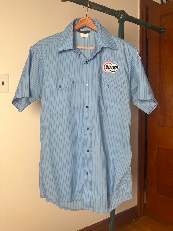 Vintage shirt, work shirt, 1950s shirt, khaki shirt, … - Gem