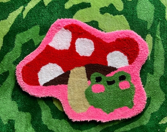 Frog Tufted Rug - Etsy