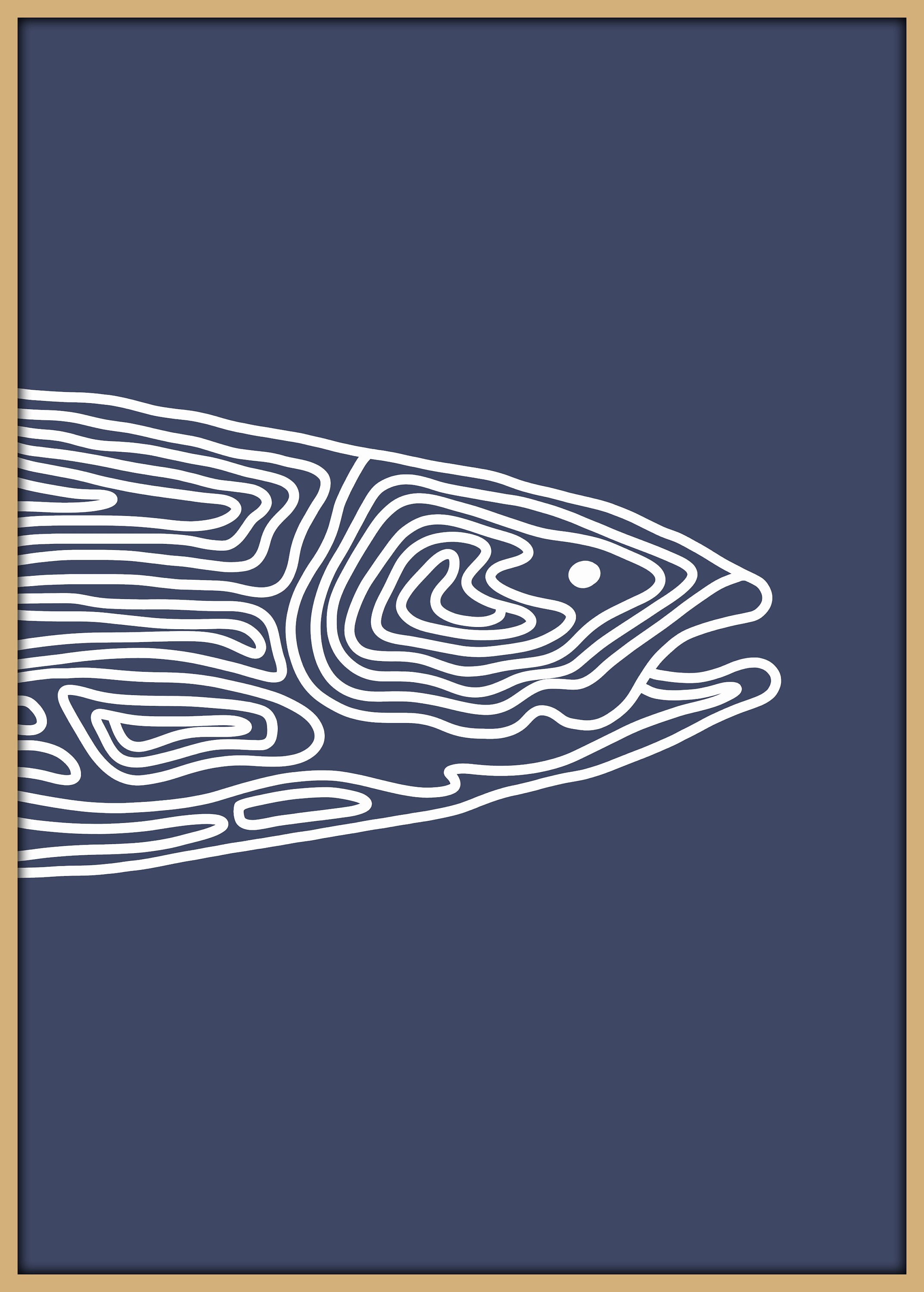 Trout Print Set of 3 Simple Line Drawing Wall Art Trout Fish - Etsy