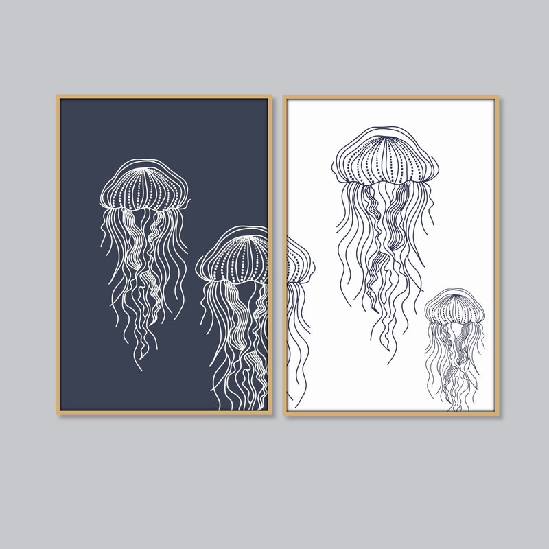 Jellyfish Print - Etsy