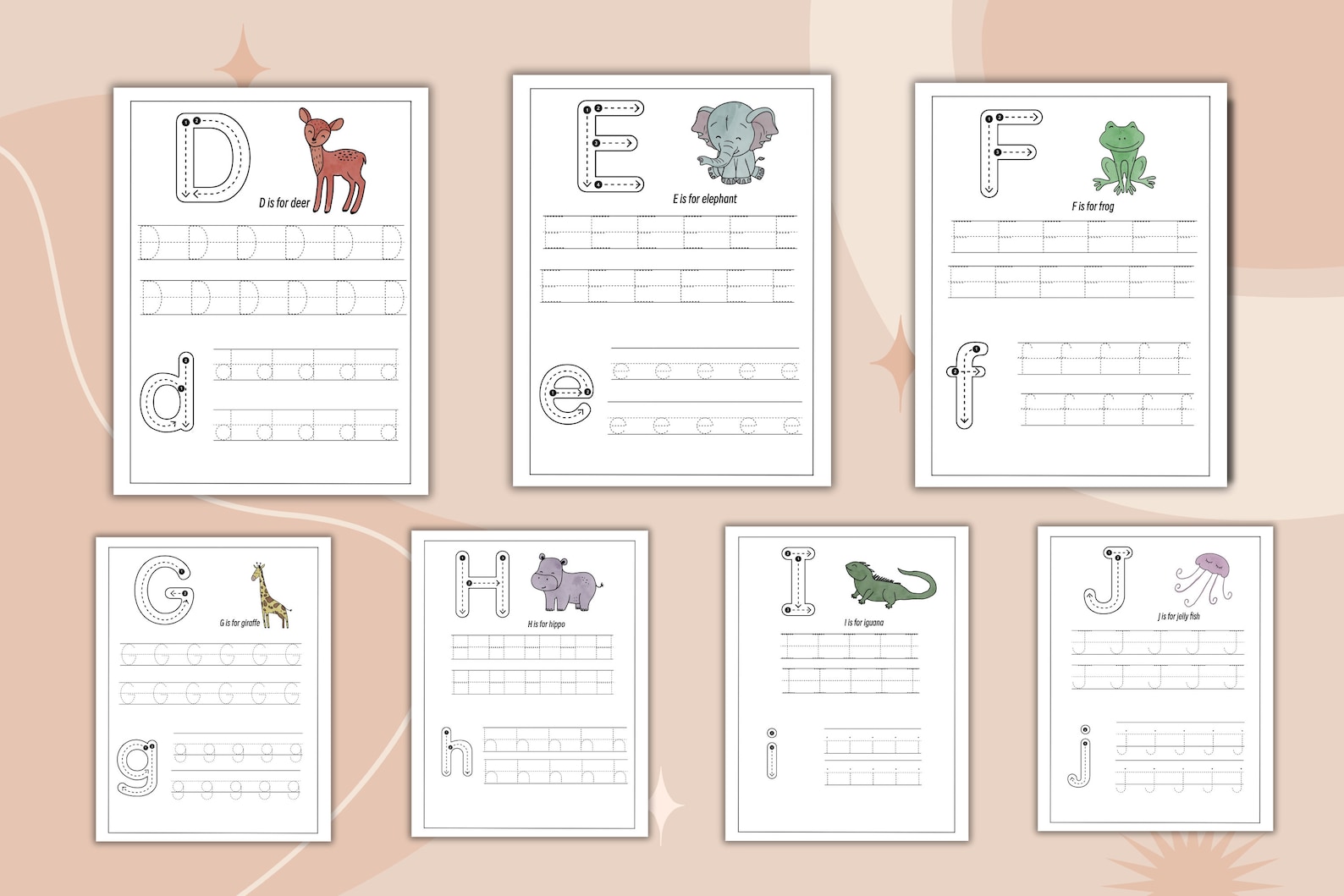 ABC Tracing Workbook | A-Z Tracing Printables for Preschool, Pre-k ...