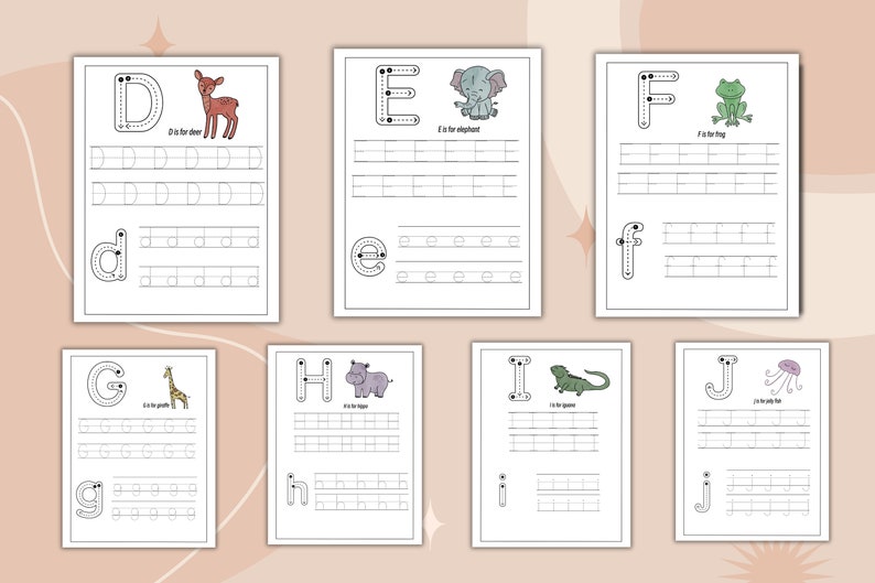 ABC Tracing Workbook | A-Z Tracing Printables for Preschool, Pre-k ...