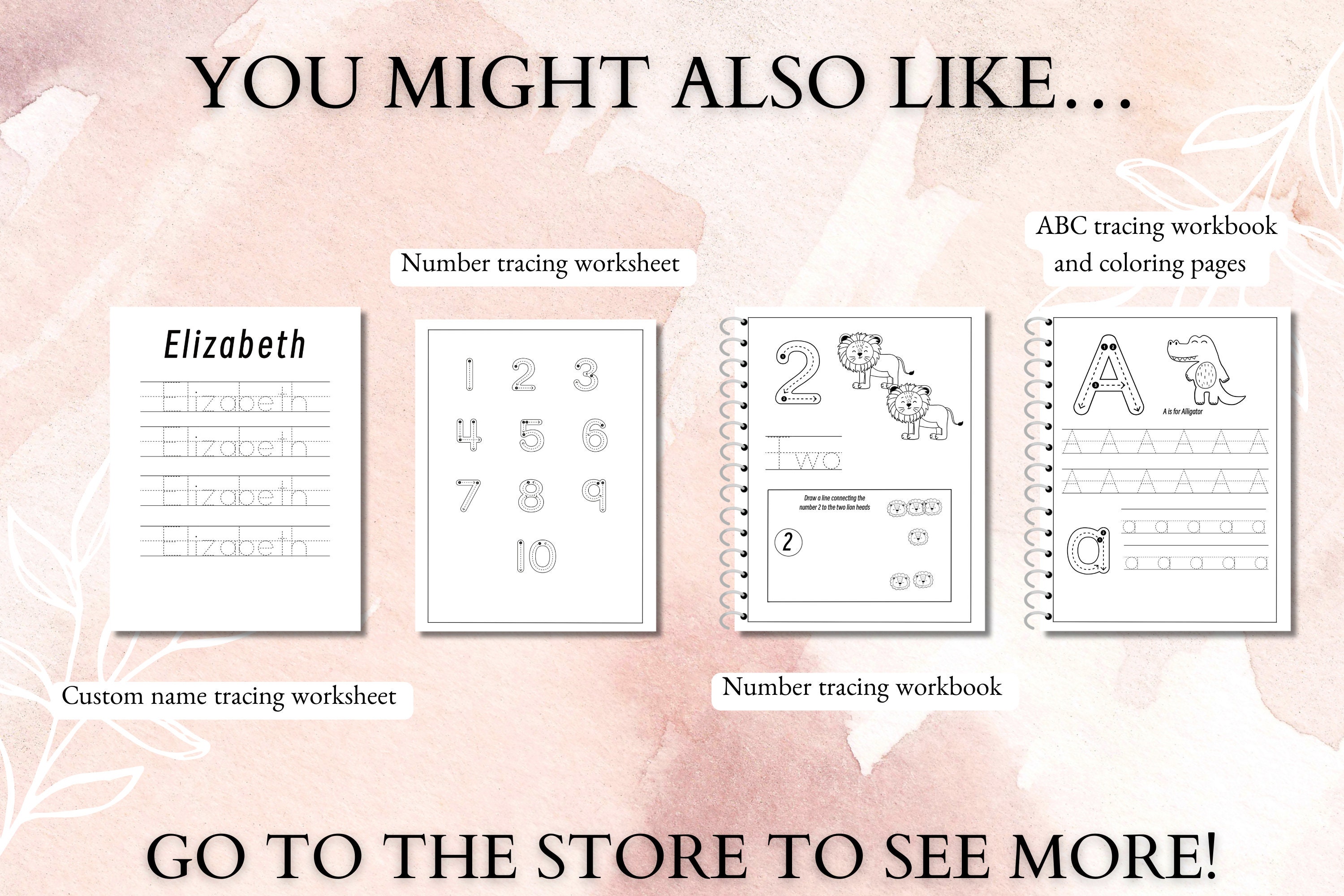 ABC Tracing Workbook | A-Z Tracing Printables for Preschool, Pre-k ...