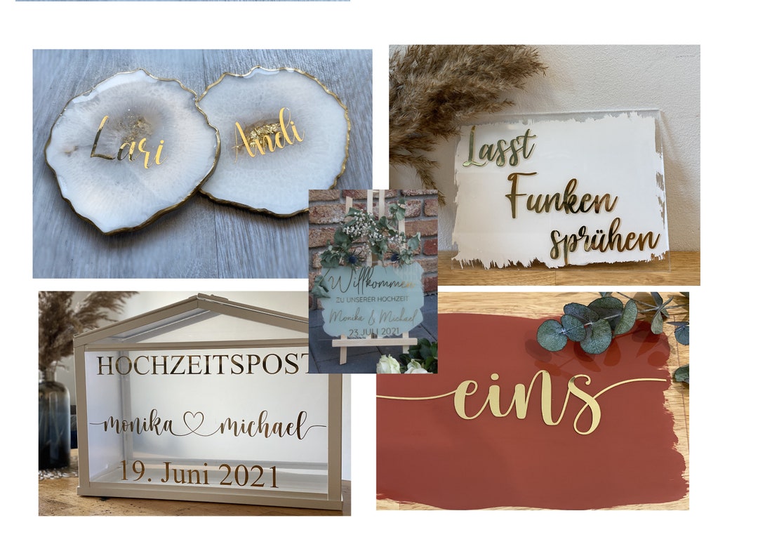 Sticker Vinyl Personalized Individual Name Sticker Labels Wedding ...