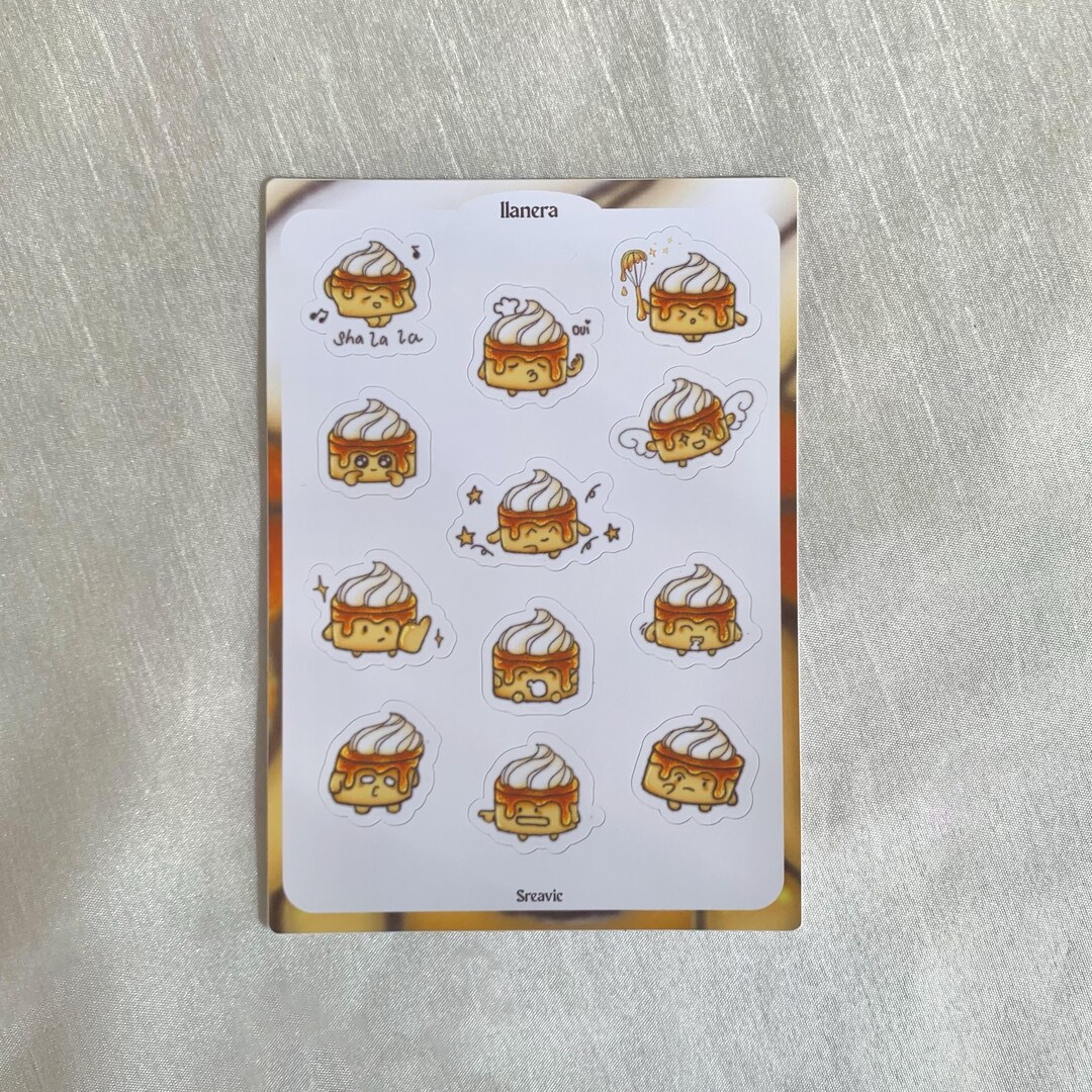 Leche Flan Sticker Sheet - Etsy