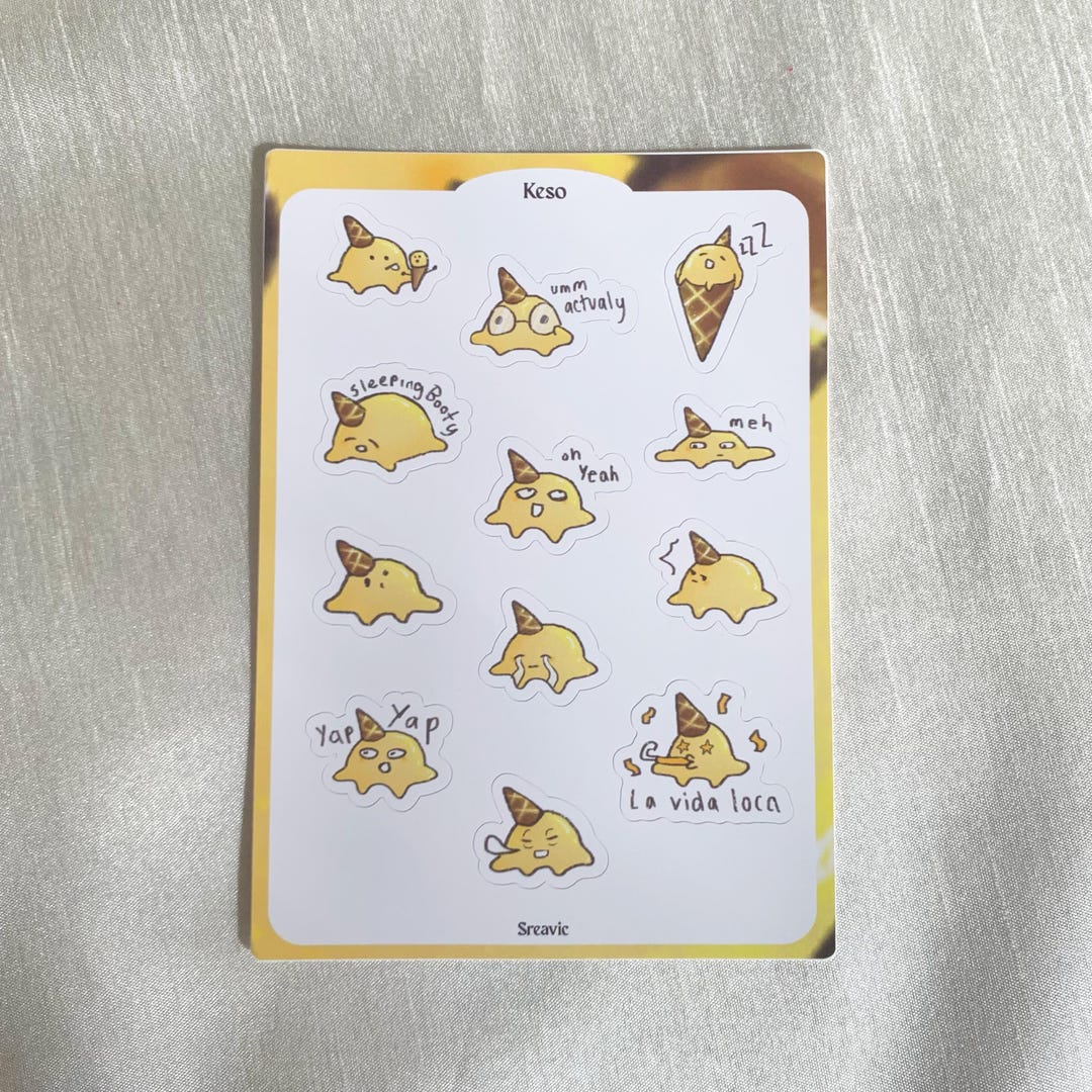 Keso Sticker Sheet - Etsy