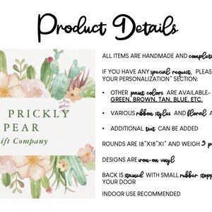 Wood Round Welcome Sign, ASL Door Wreath, Sign Language Home Decor ...