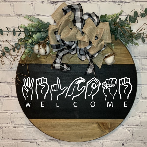 Sign Language Decor - Etsy