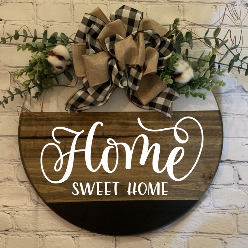 Outdoor Home Sweet Home Sign - Etsy