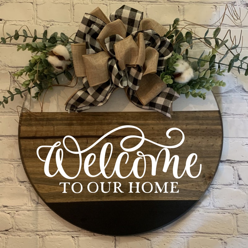 Welcome to Our Home Sign - Etsy