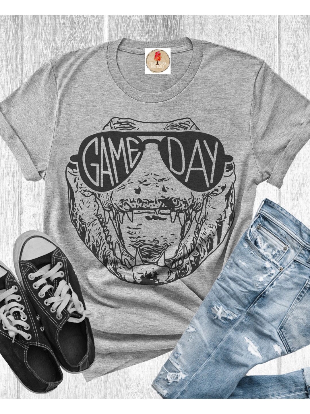 Gators Mascot Football Mom/ Football Shirt/ Sports Mom T-shirt ...