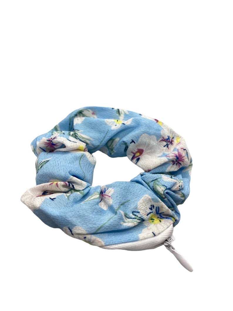 Scrunchie With Hidden Zipper Pocket - Etsy