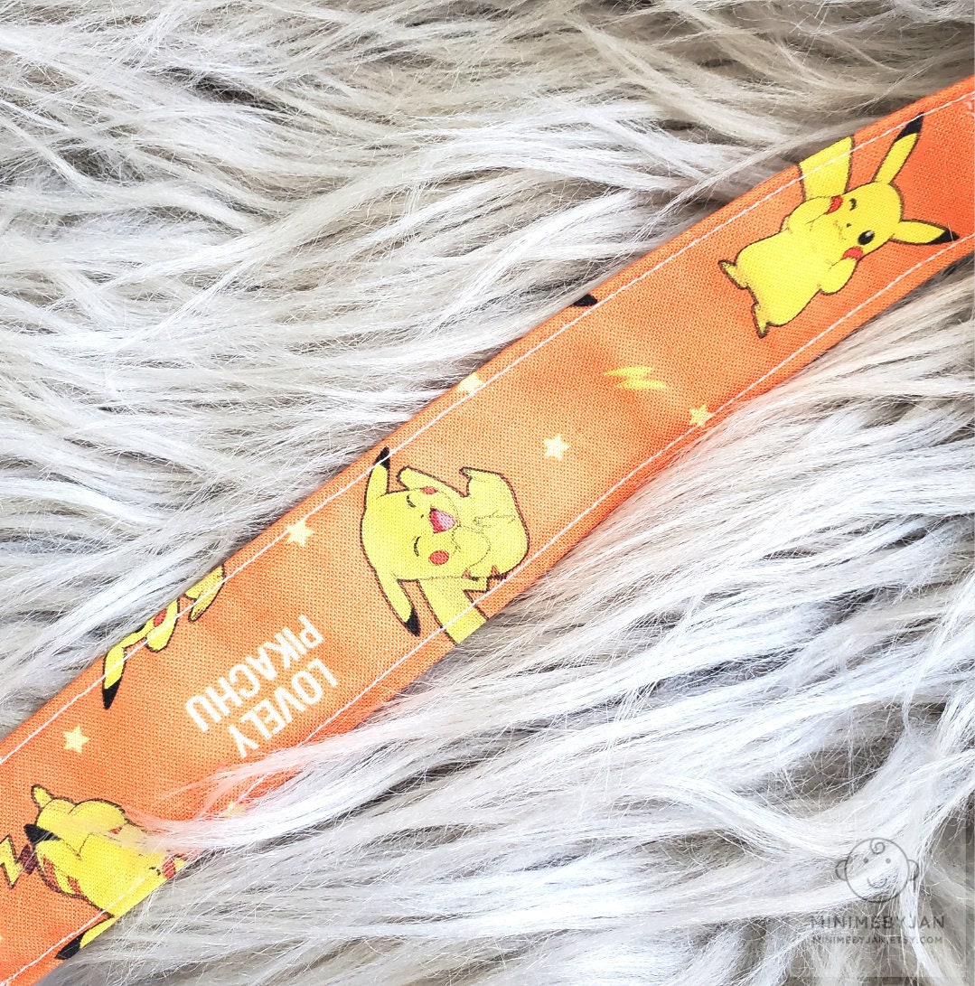 Orange Pikachu Stars Pokemon Baby Toddler Binky Clip, Baby Pacifier ...