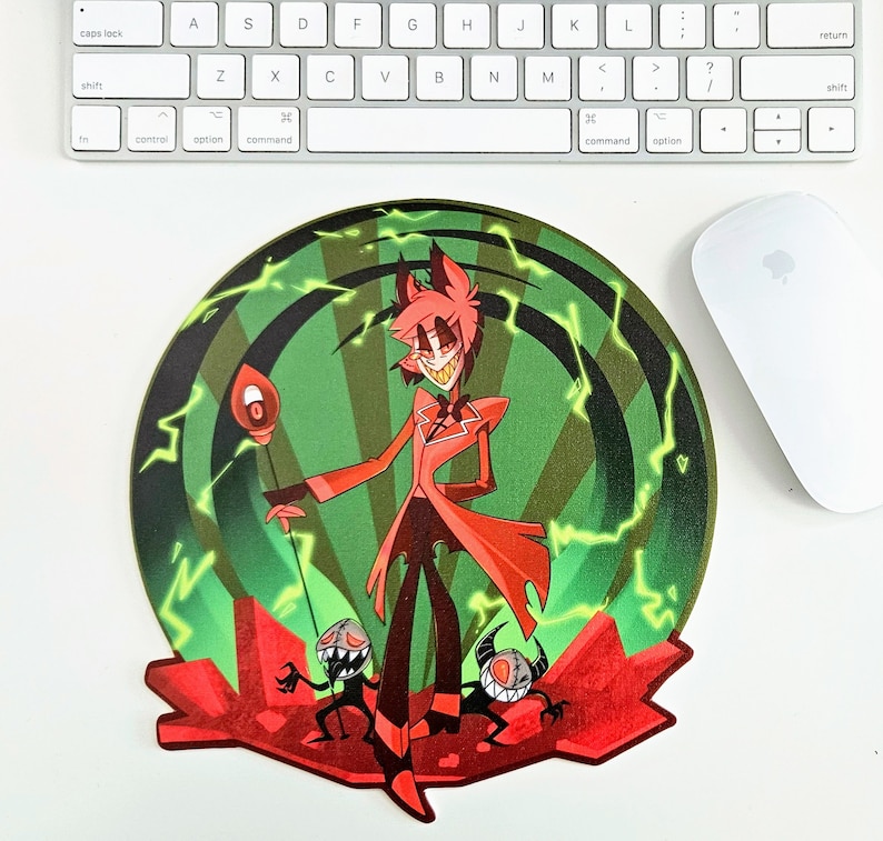 Hazbin Hotel the Radio Demon alastor PVC Mouse Mat - Etsy