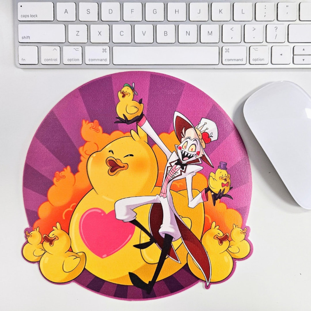 Hazbin Hotel - Rubber Duckie King (lucifer) - PVC Mouse Mat - Etsy