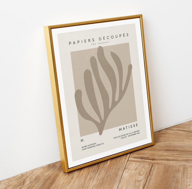 Henri Matisse Abstract Printable Wall Art the Cutouts - Etsy