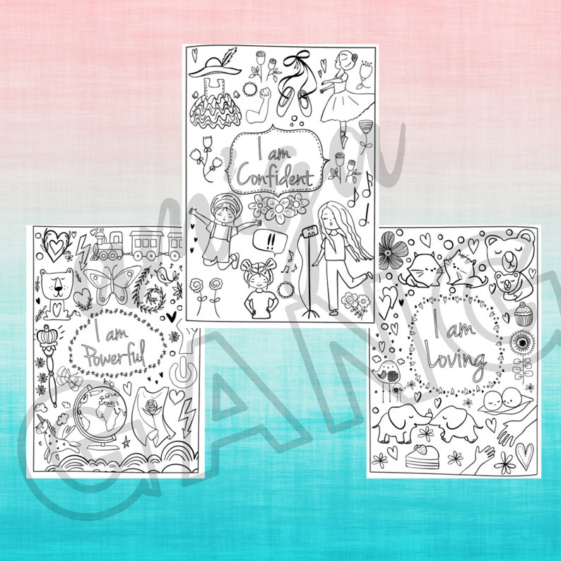 22 Printable Coloring Pages for Kids Girls Boys | Inspiring, Confidence ...