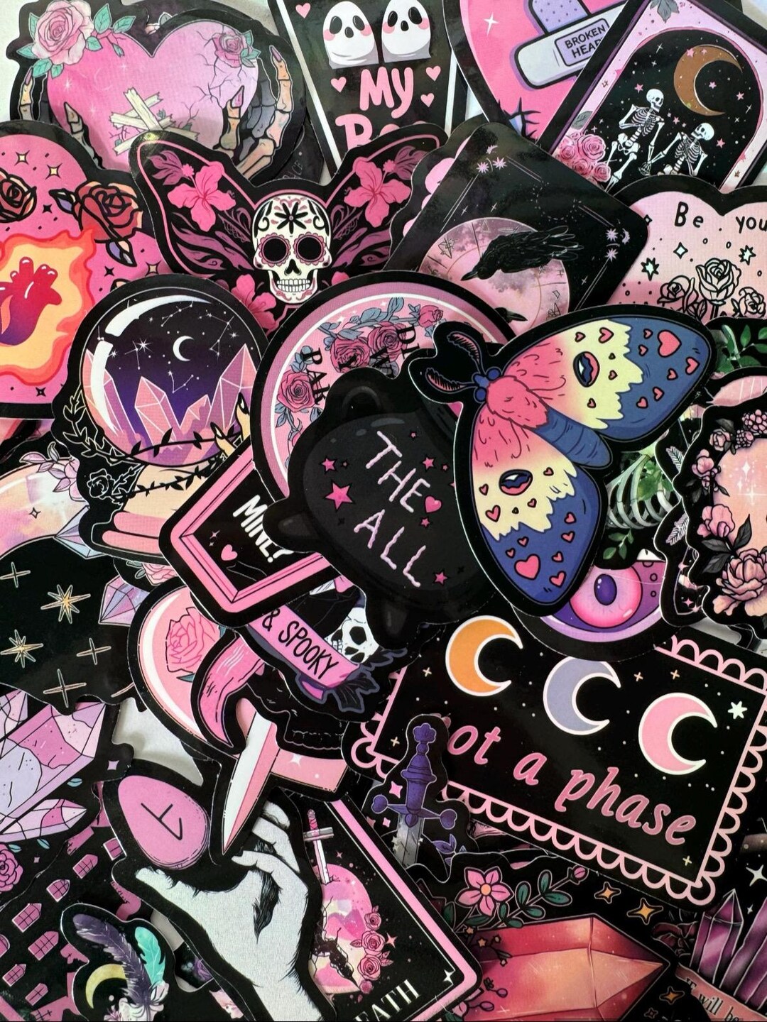 Goth Stickers | Pastel Goth Stickers | Laptop Stickers | Random Sticker ...