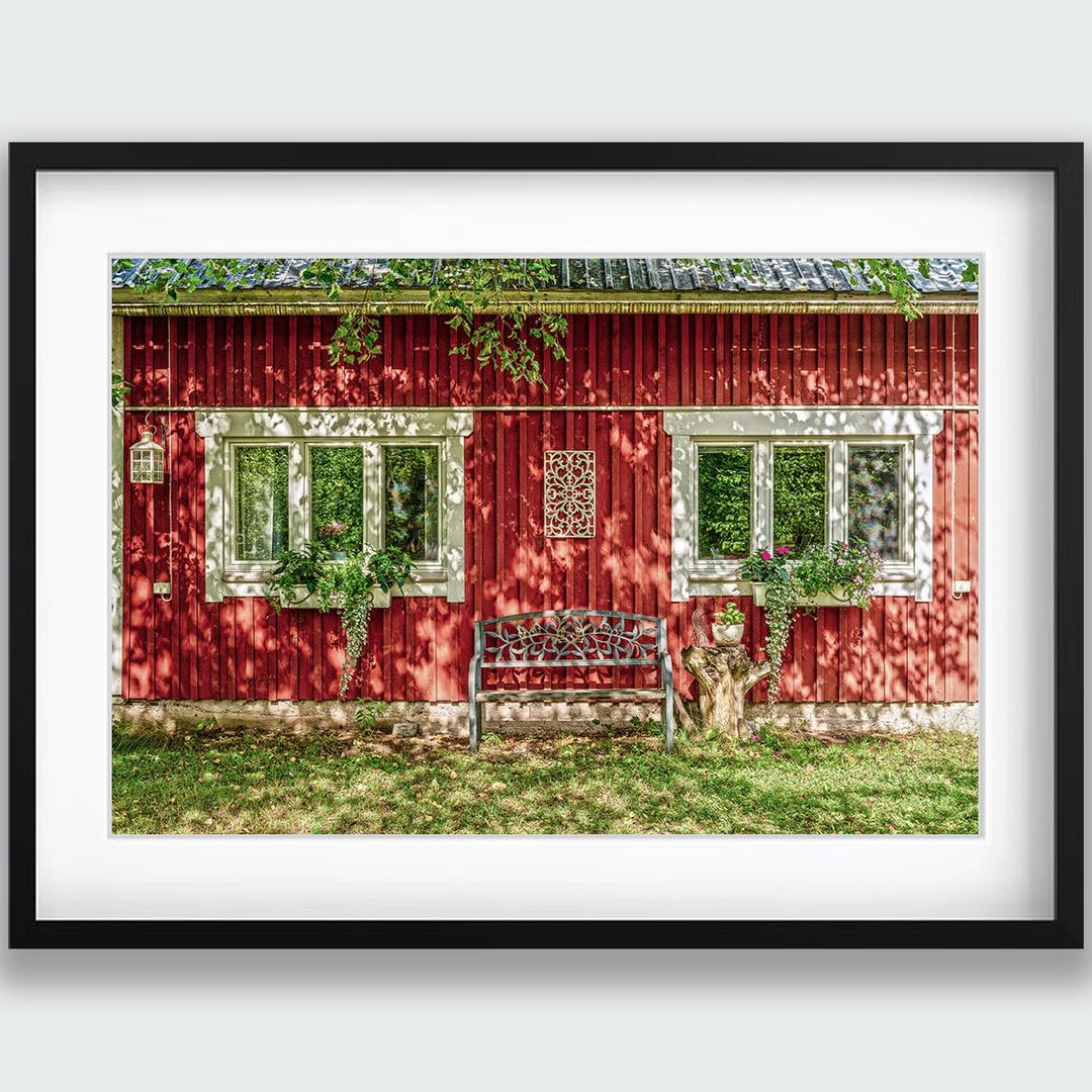 FINLAND PRINT, Photography, Wall Art, Home Decor, Rustic Barn, Askola ...