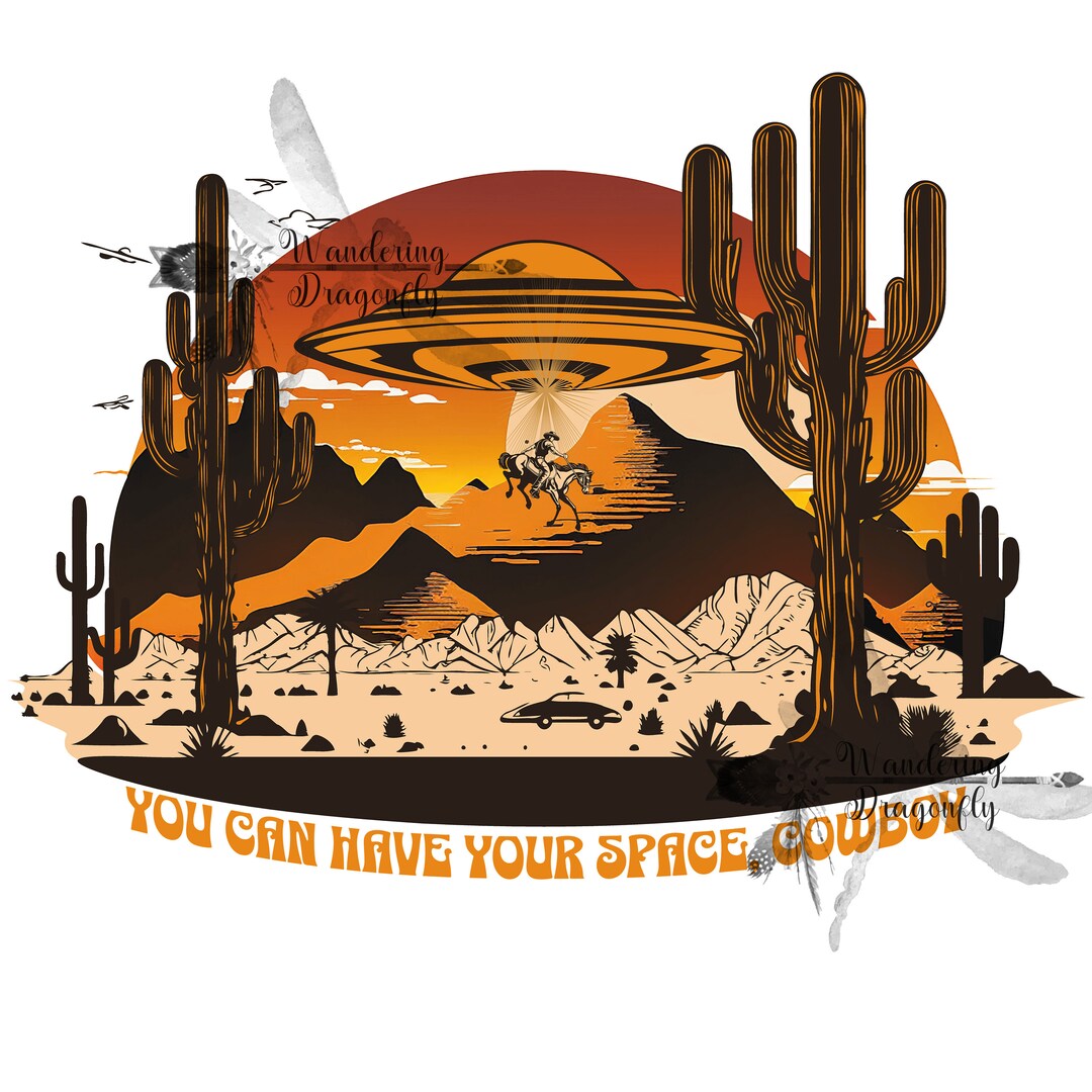 Space Cowboy | Digital Download | PNG File | T-shirt Design | Printable ...