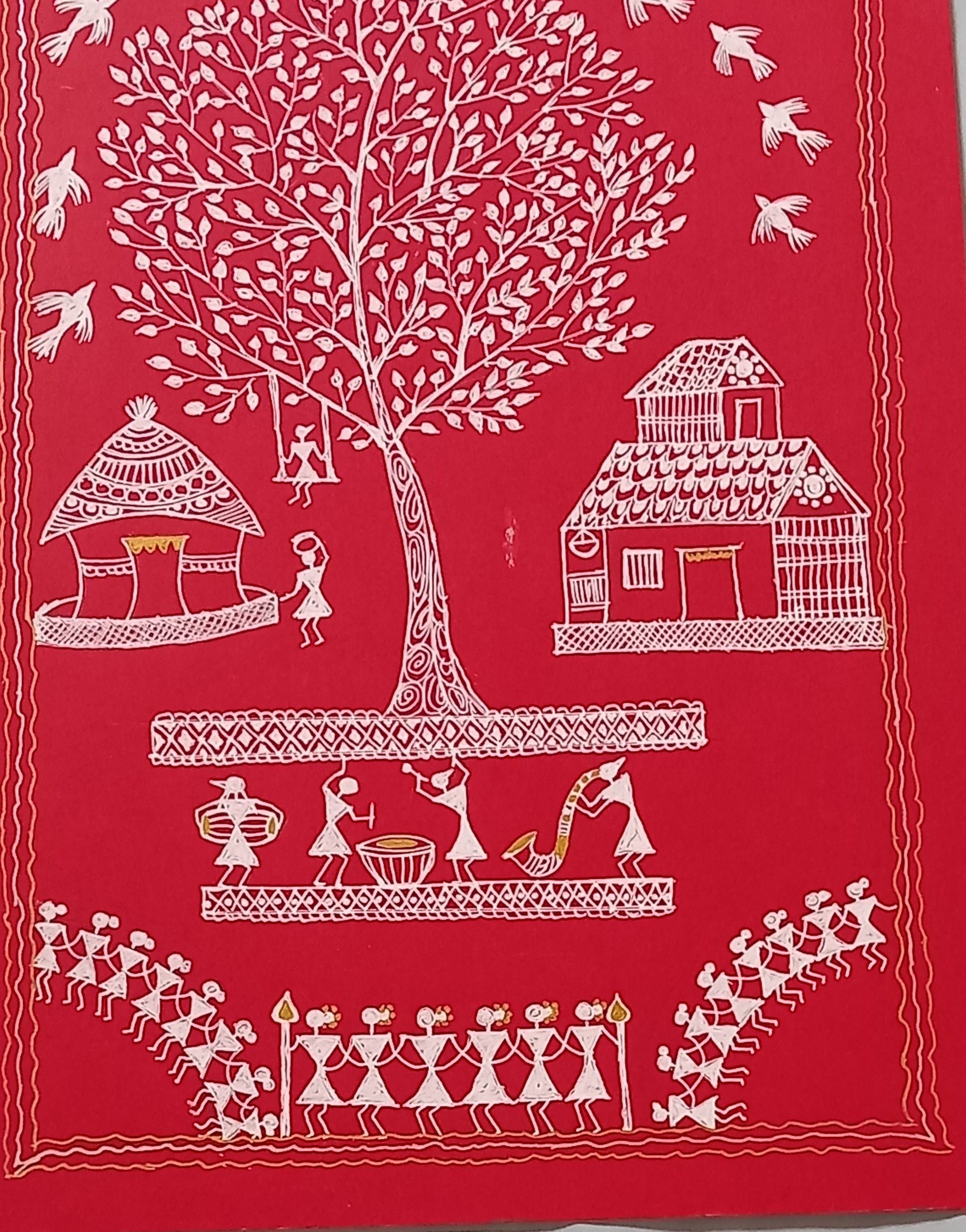 Warli Art. Warli Tribe Village People Life. - Etsy
