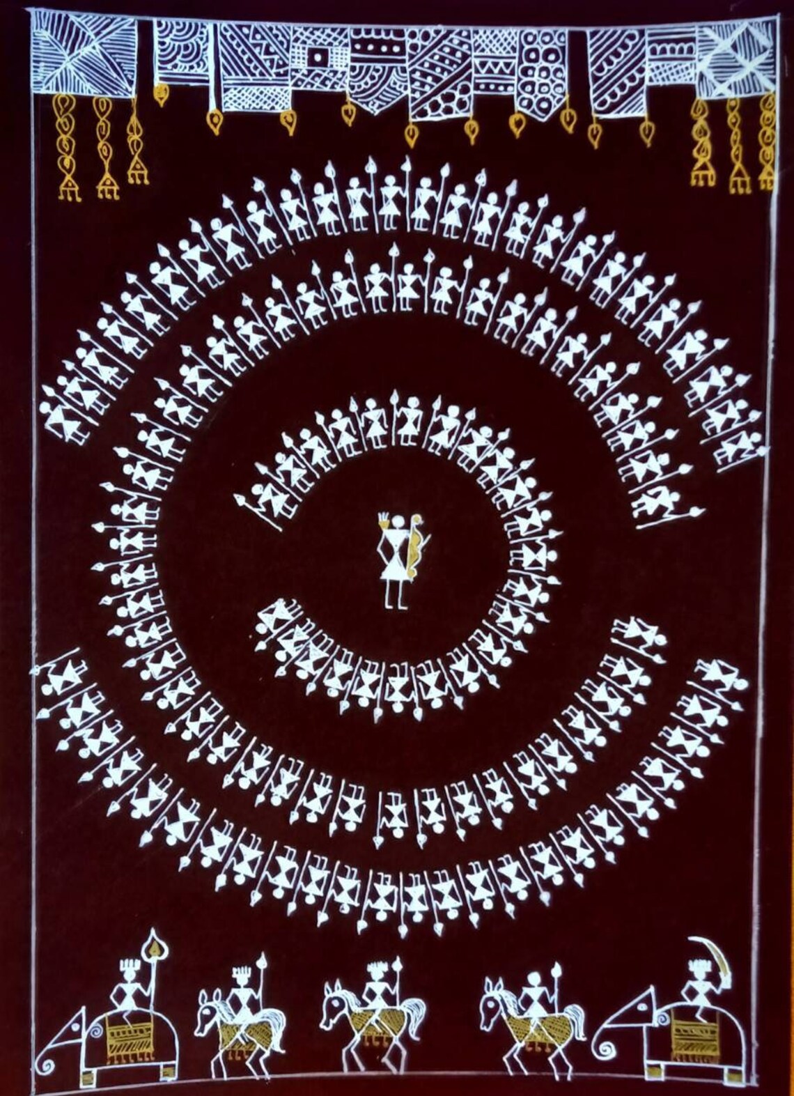 Warli Art. Warli Tribe Art | Etsy
