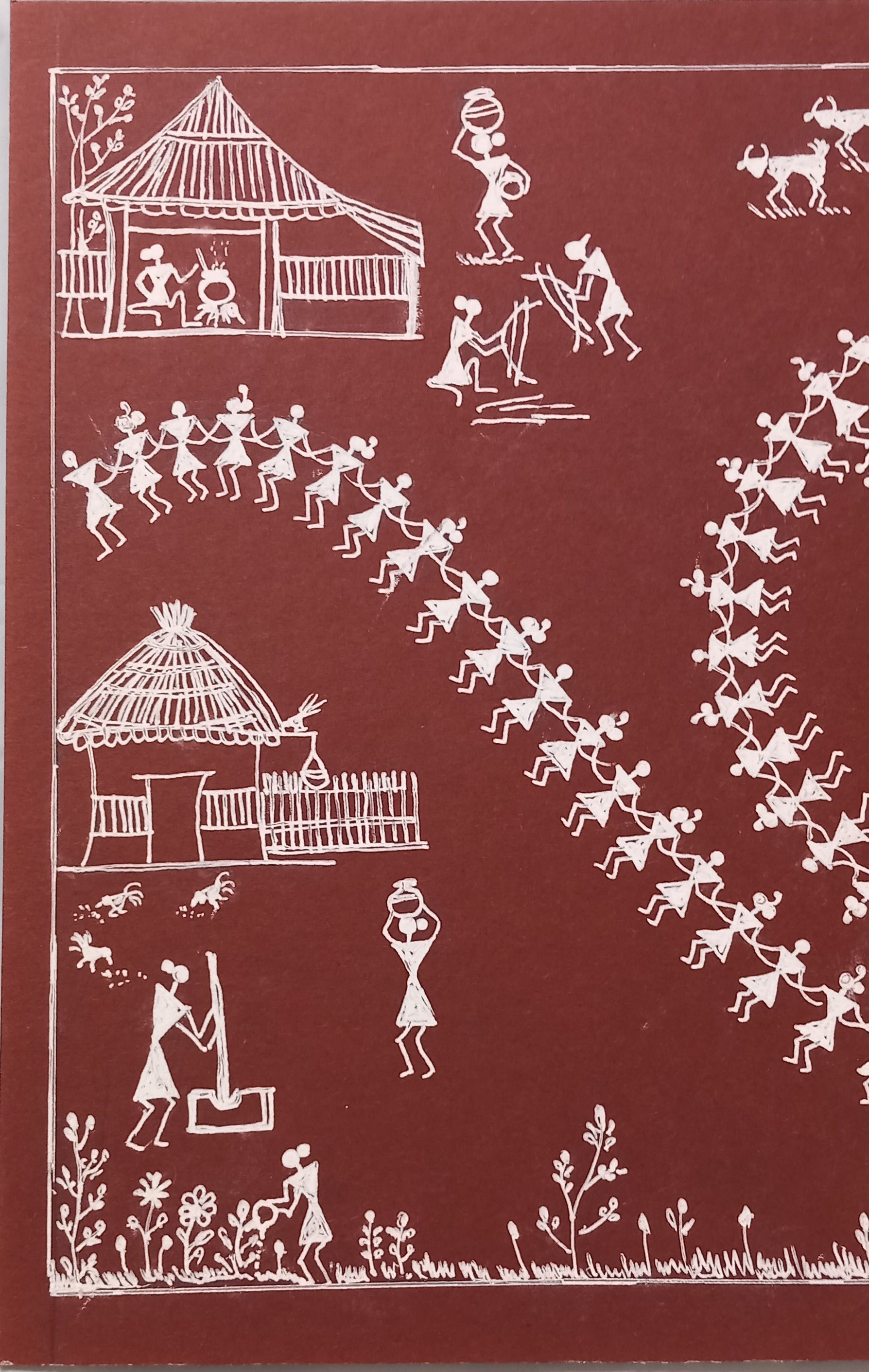 Warli Art. Warli Tribe Village People Life. - Etsy