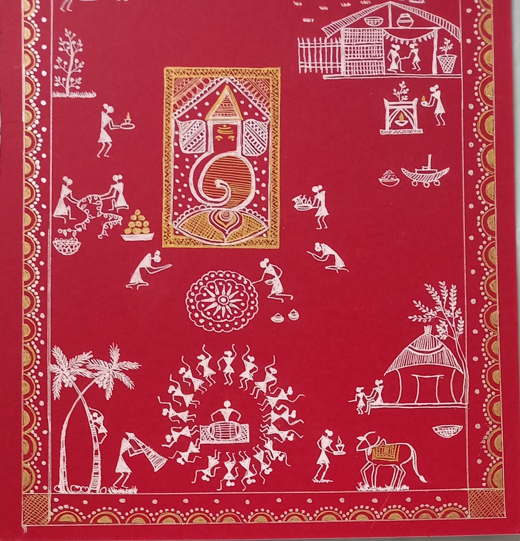 Warli Art. Warli Tribe Village People Life. - Etsy