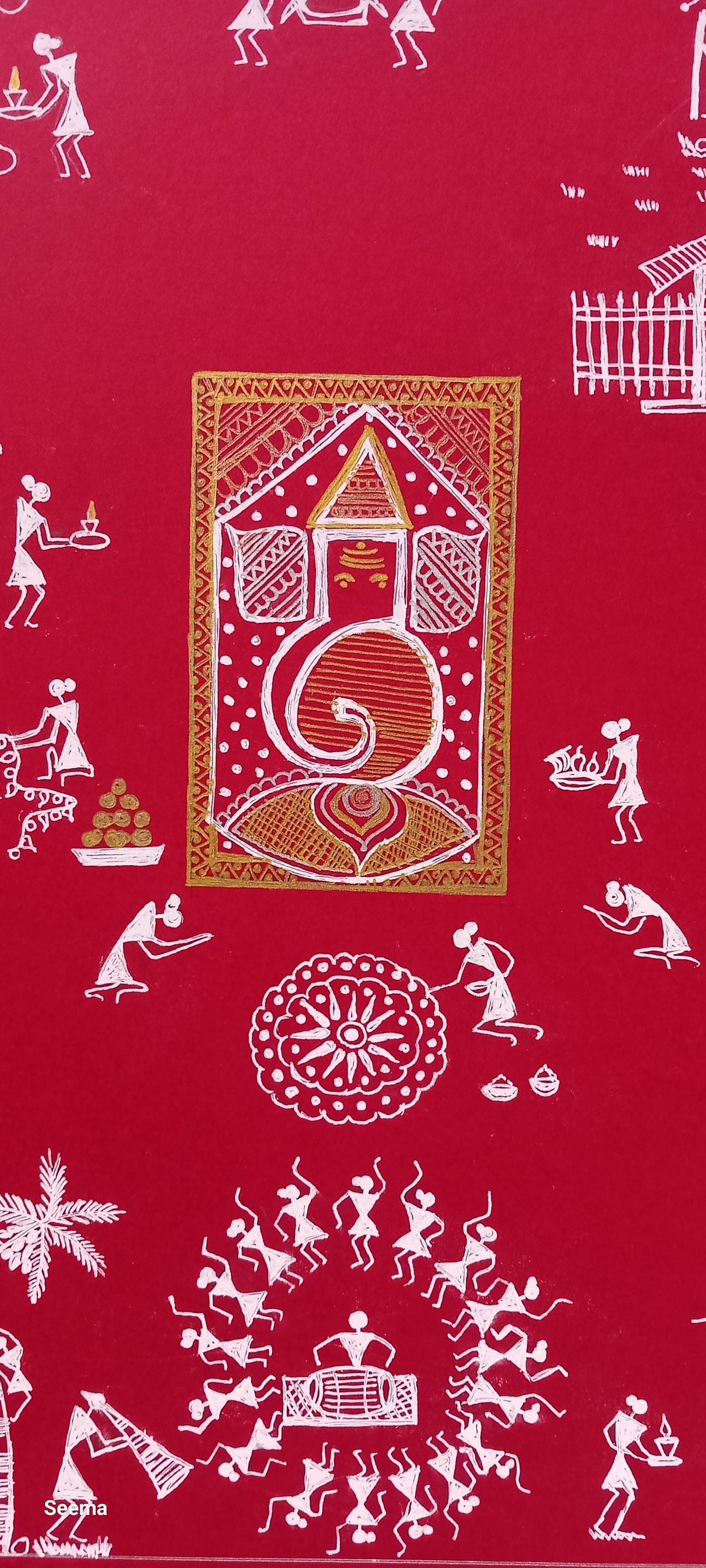 Warli Art. Warli Tribe Village People Life. - Etsy