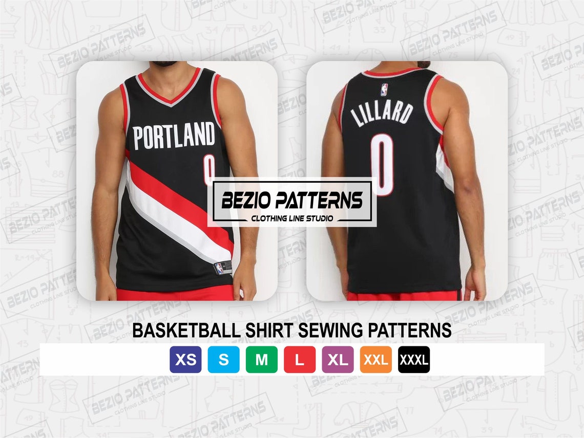 Basketball Jersey Neck Men Sewing PDF Pattern,pdf Digital Sewing ...
