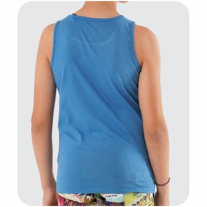 Tank Top Boys Youth Sewing Pattern / Templates, PDF Sewing Pattern ...