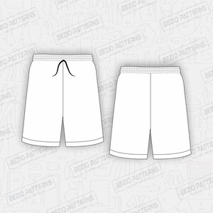 Basketball Shorts Men Sewing Pdf Pattern/templates,pdf Sewing Pattern ...