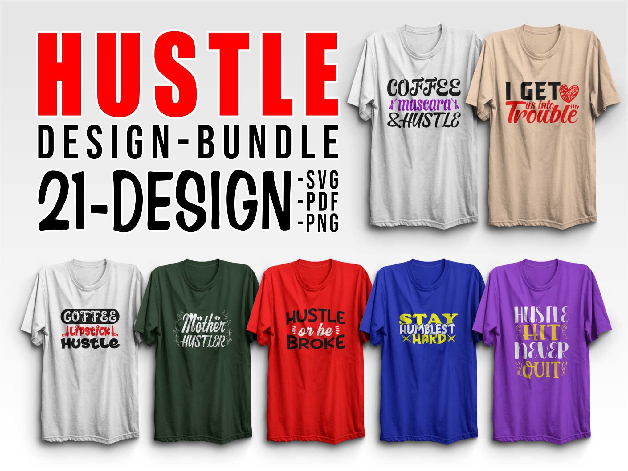 Hustle Bundle Design 21 Design Bundle Sublimation Cricut - Etsy