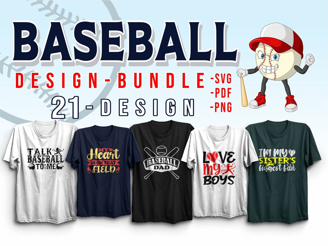 Baseball Bundle Design | 21 Design Bundle Sublimation Cricut, SVG, PDF ...