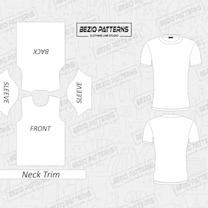 Rugby Jersey Men Sewing Pdf Pattern,pdf Sewing Pattern,digital Pattern ...