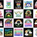 Rainbow Bundle Design 21 Design Bundle Sublimation Cricut, SVG, PDF ...