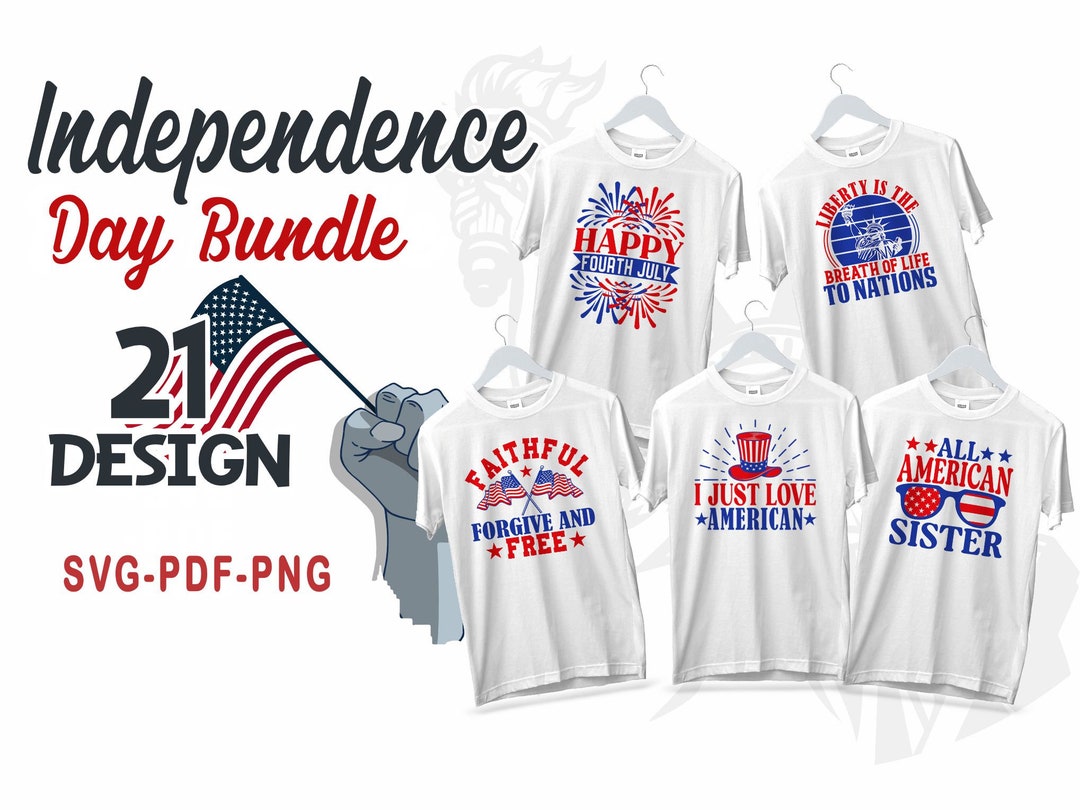 Independence Day Bundle Design | 21 Design Bundle Sublimation Cricut ...